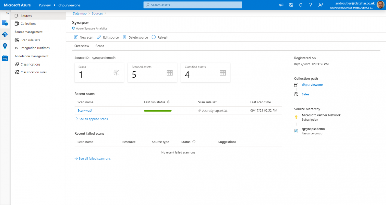 Integrating Azure Purview With Synapse Analytics Serverless Sql Pools