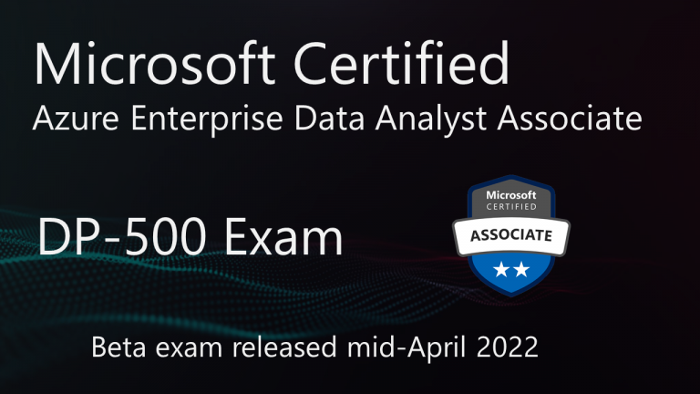 New Certification: Microsoft Certified Azure Enterprise Data Analyst ...