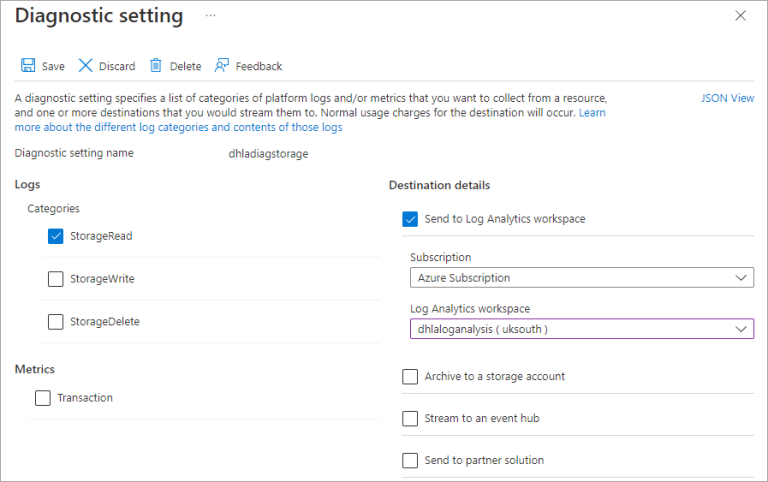 Use Azure Log Analytics To Analyse Azure Data Lake Gen2 Activity From Serverless Sql Pools