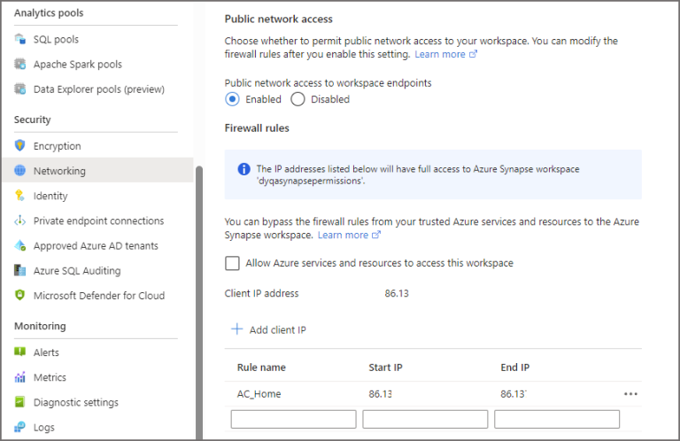 Azure Synapse Analytics Managed Virtual Networks For The Developer