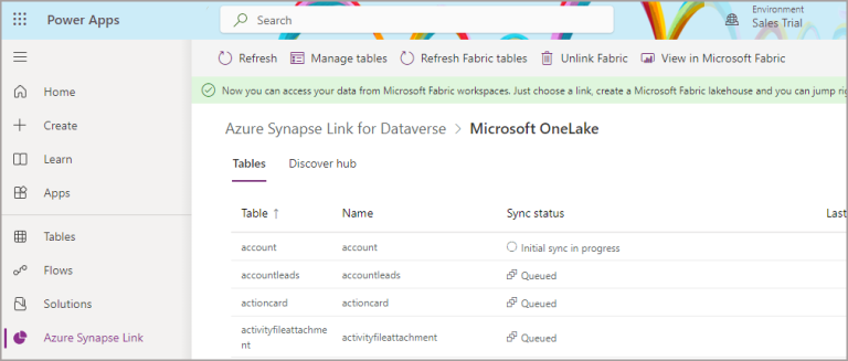 Fabric Link for Dataverse: Initial Setup and Considerations